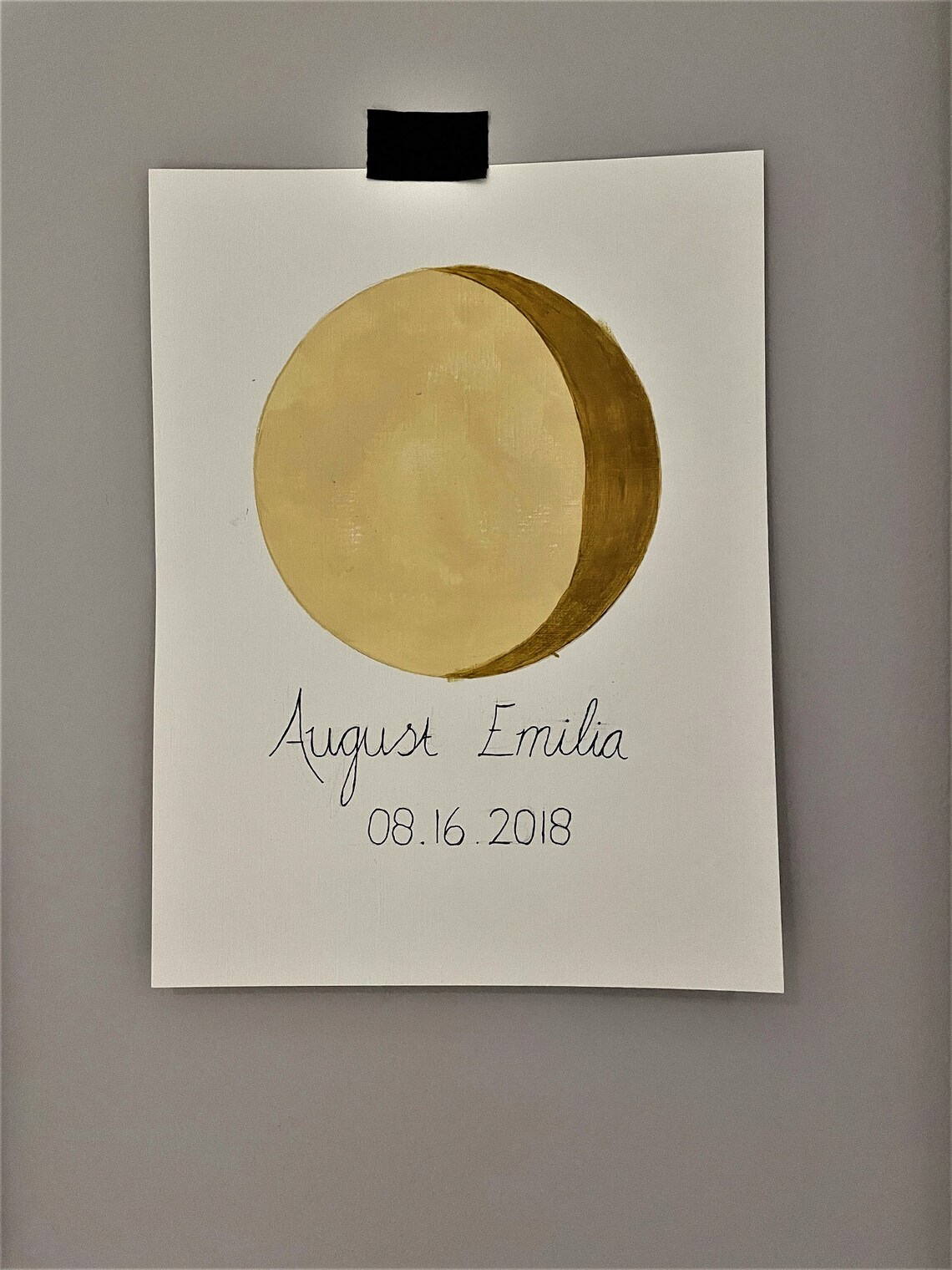 Personalized Moon Phase Poster - Etsy