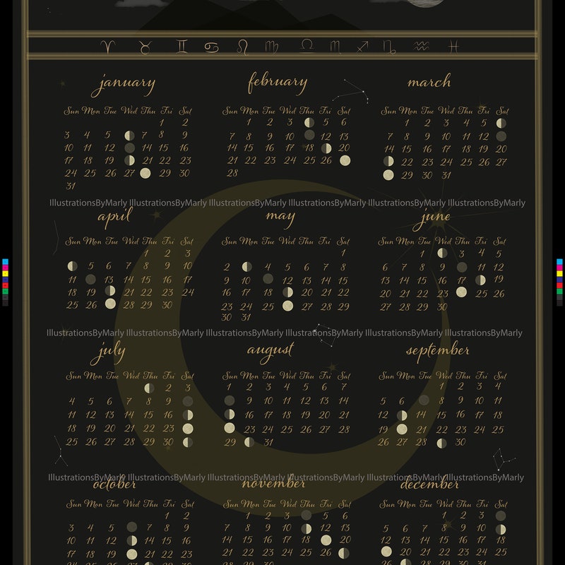 2021 Lunar Calendar - Etsy