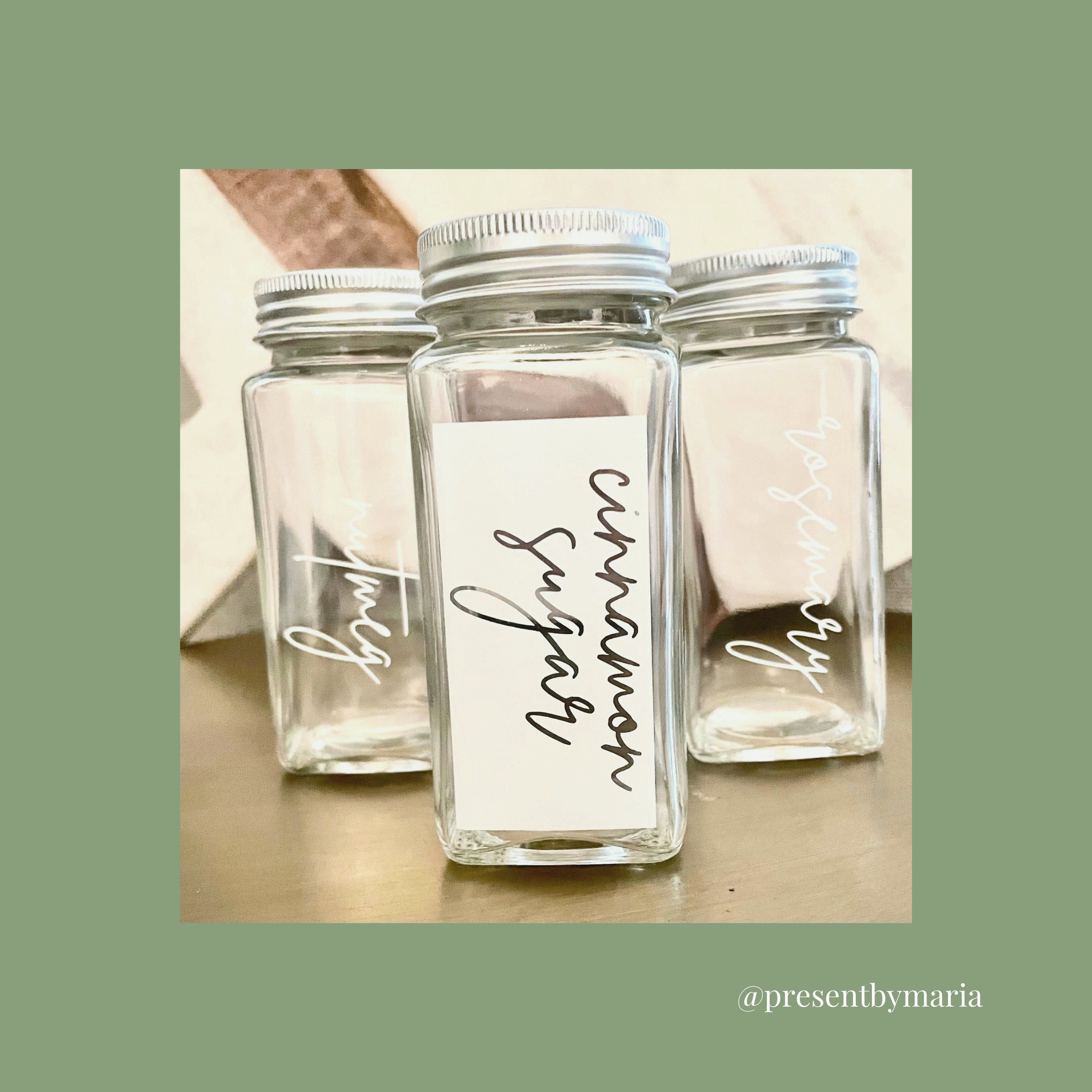 Personalized Spice Labels - Etsy