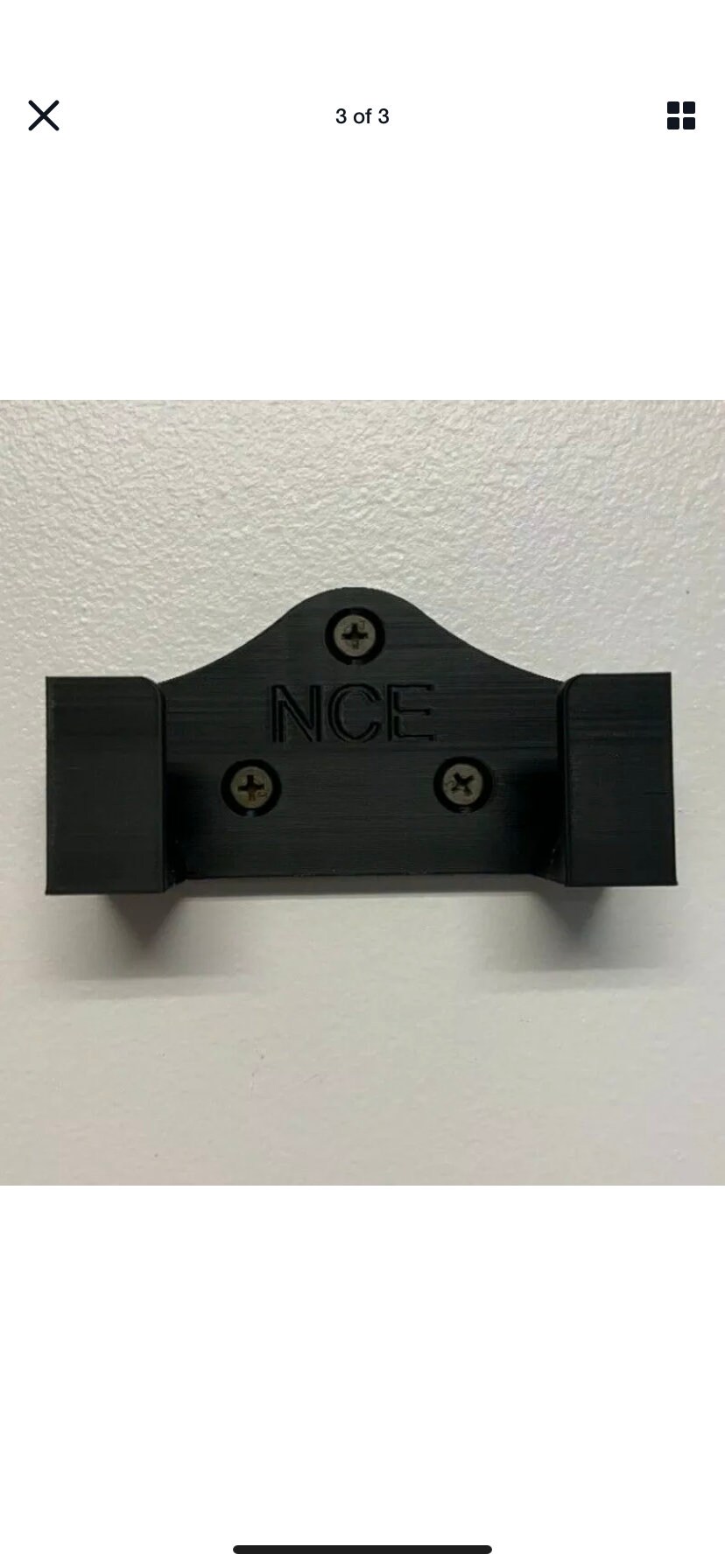 NCE Power Cab/throttle Cab Wall Mount Holder Pack of 2 - Etsy