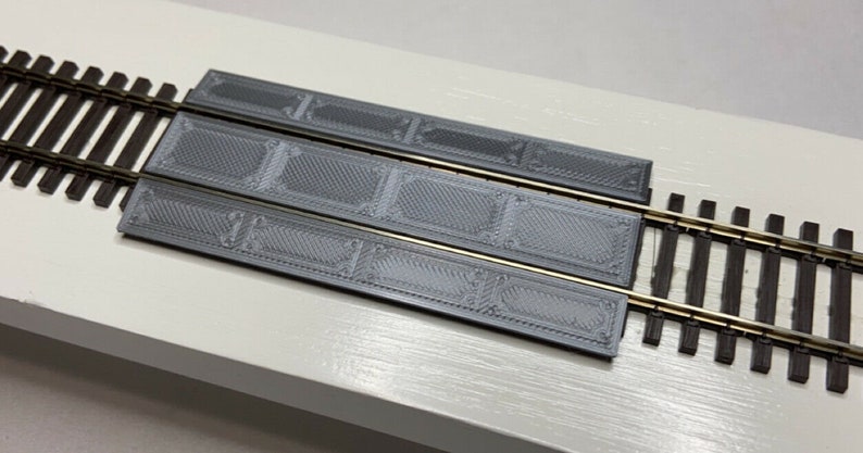HO Scale 2 Lane Concrete Grade Crossings 3 Piece Set, PACK OF 3!! - Etsy