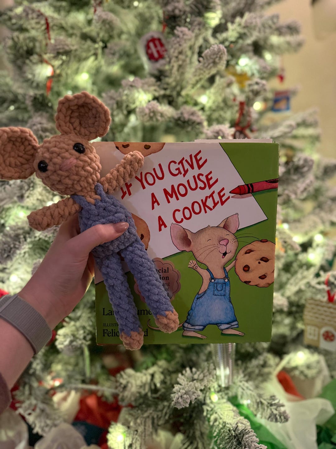 Mouse in Overalls (two Color Options) | Holiday Mouse Plush | Woodland ...
