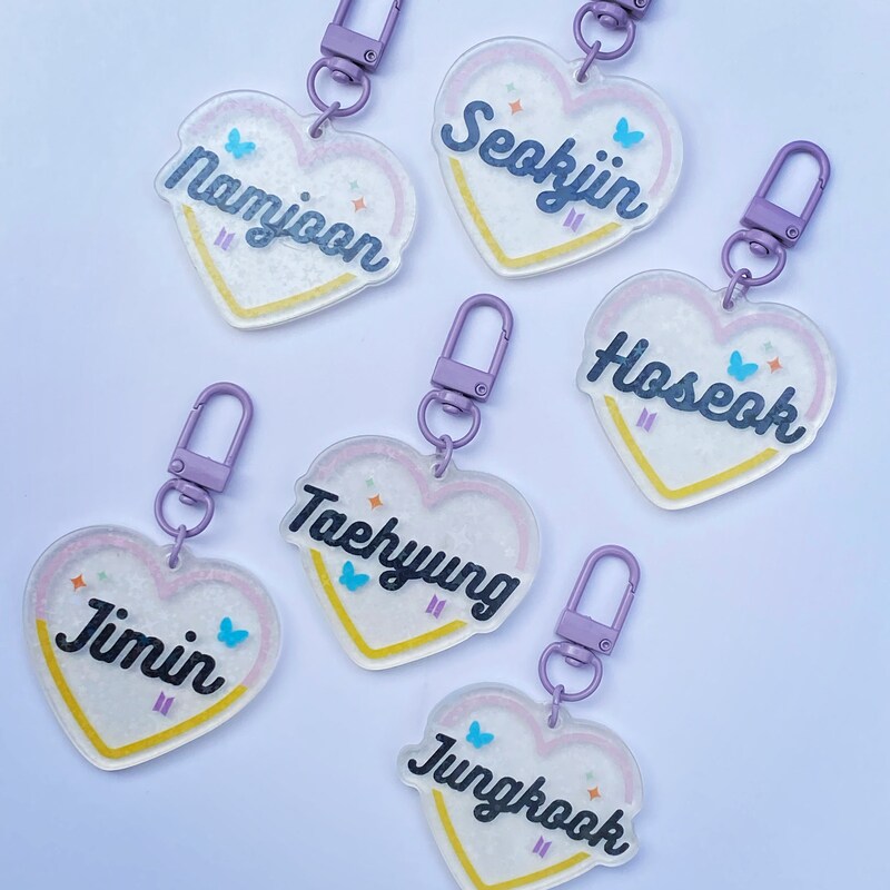 Bts Keychain - Etsy