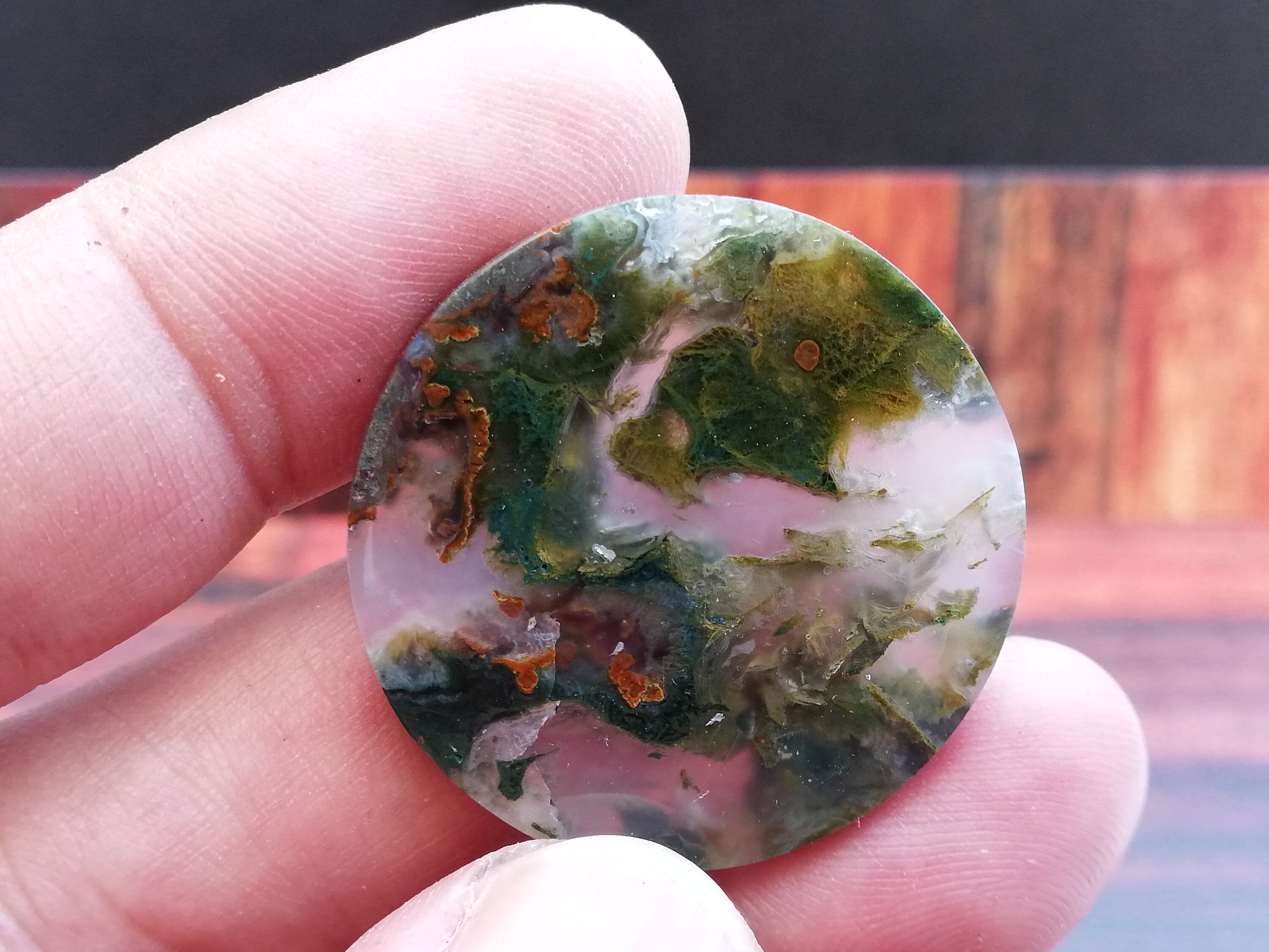 Scenic Moss Agate Cabochon Jewelry & Beauty Jewelry Making & Beading ...