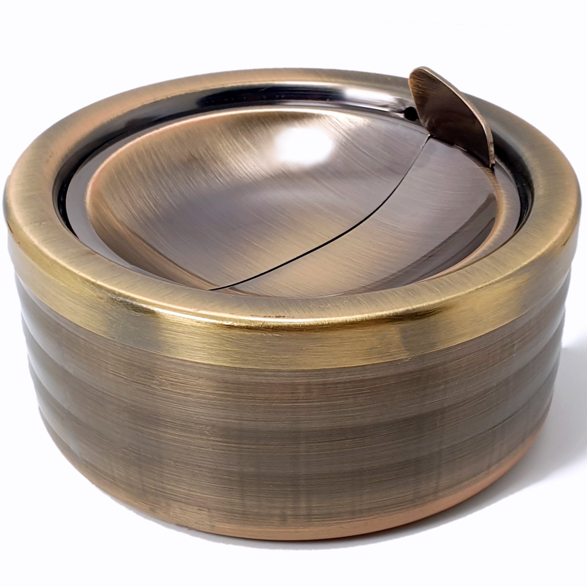 Smokeless Stainless Steel Ashtray With Lid for Cigarettes / - Etsy