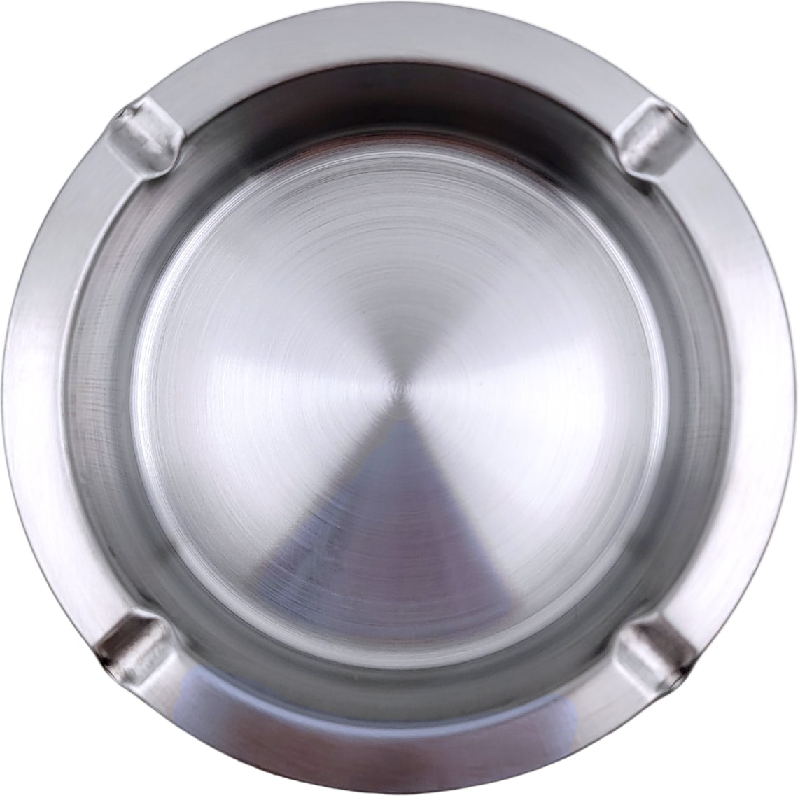 Round Metal Ashtray Stainless Steel Silver for Cigarettes - Etsy