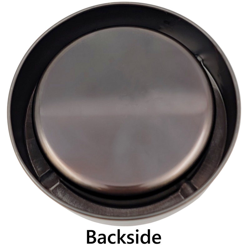 Round Metal Ashtray Stainless Steel Silver for Cigarettes - Etsy