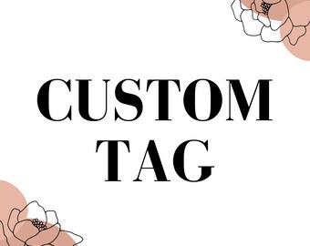 Custom Squishmallow Tag - Etsy