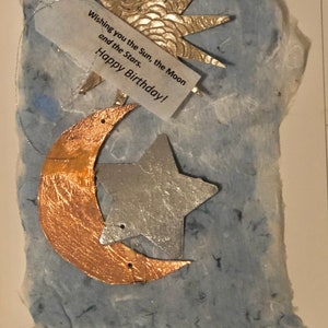 Sun, Moon & Stars Birthday Card - Etsy