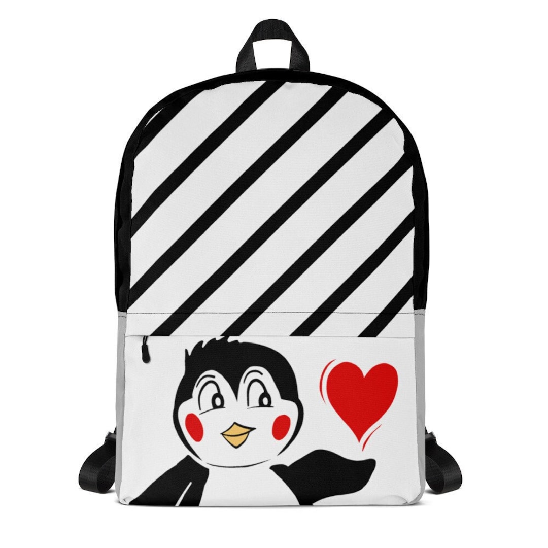 Penguin Kids Backpack Boy Girl - Little Beanzie | Preschool Book Bag ...