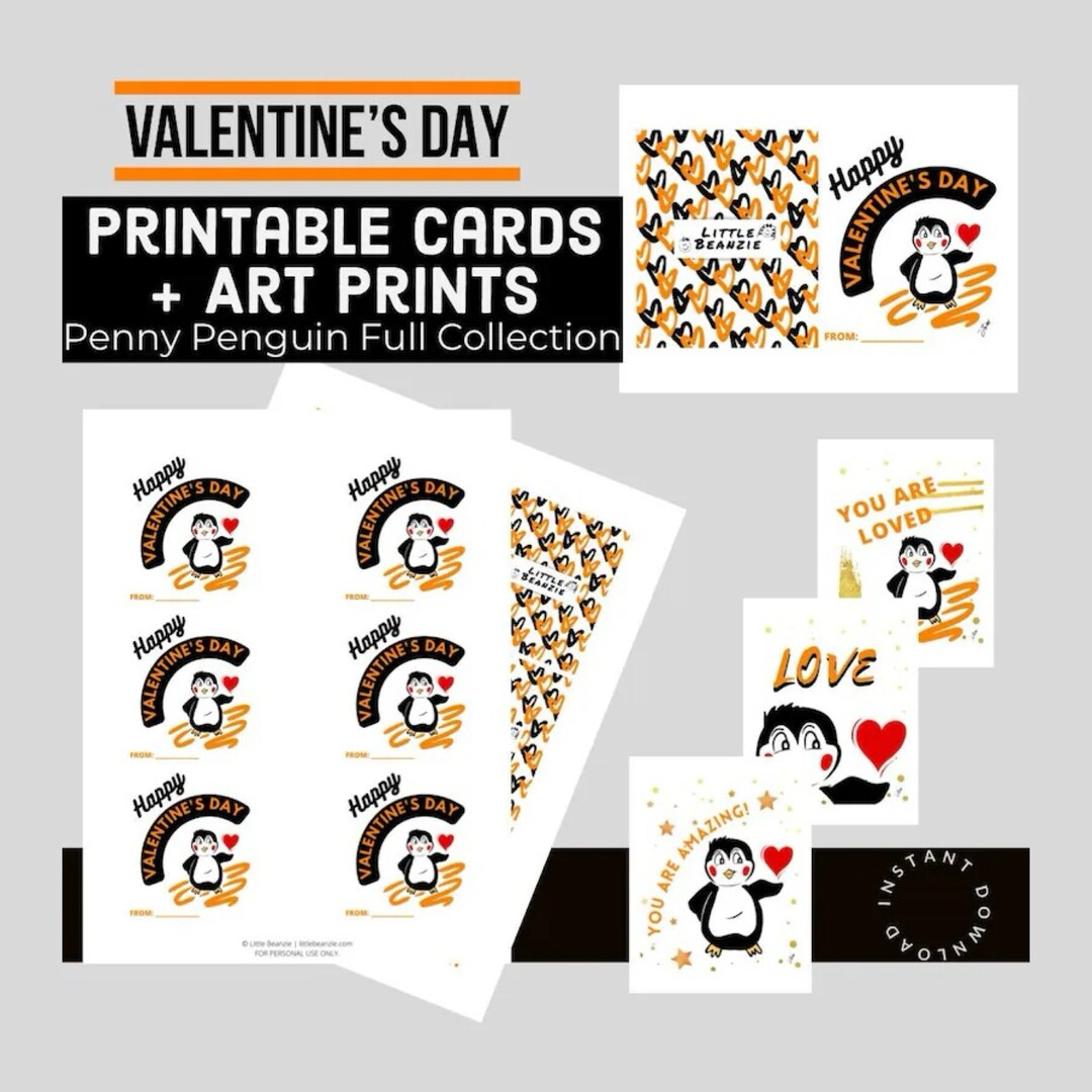 Printable Valentine’s Day Classroom Bundle - Little Beanzie | Valentine ...
