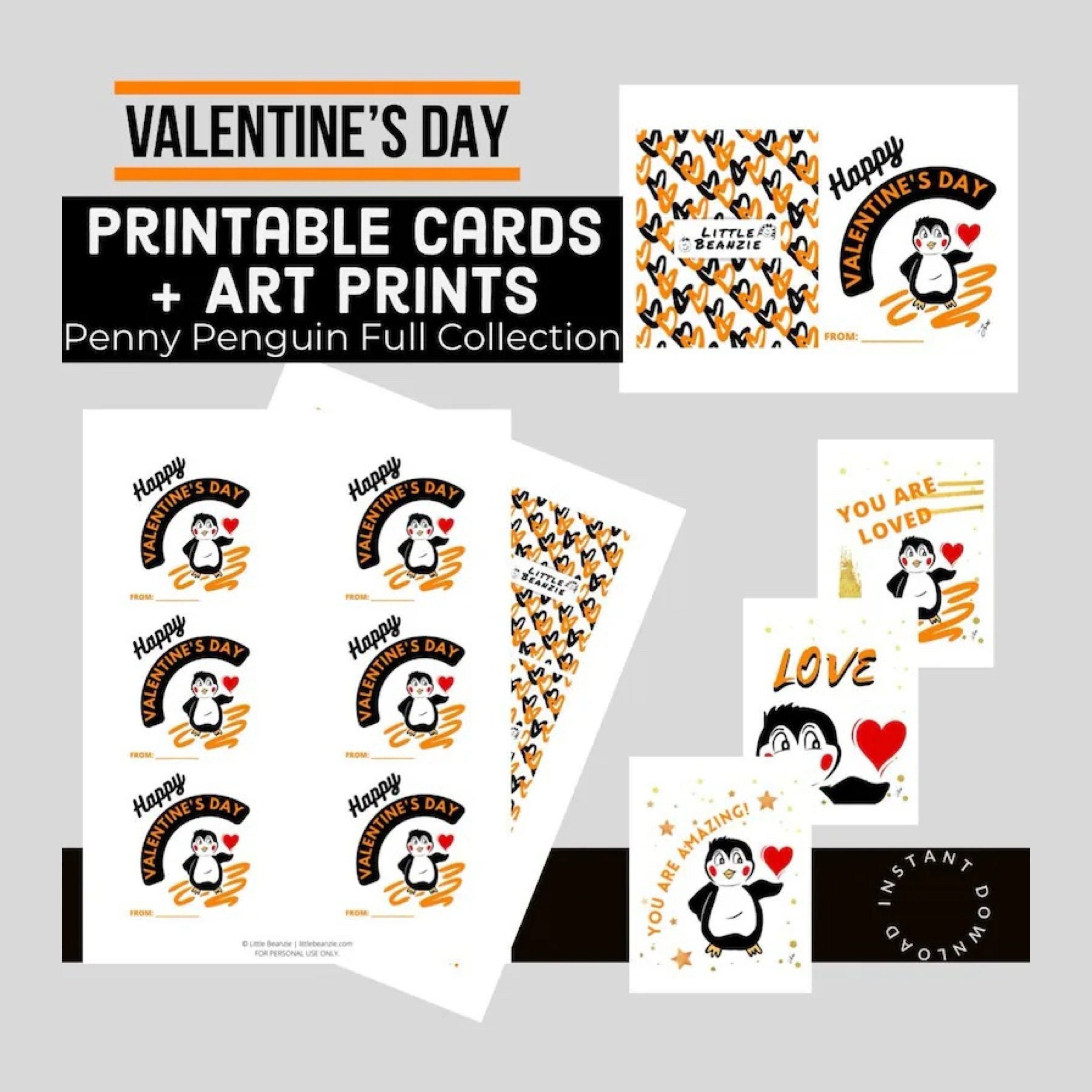 Printable Valentine’s Day Classroom Bundle - Little Beanzie | Valentine ...