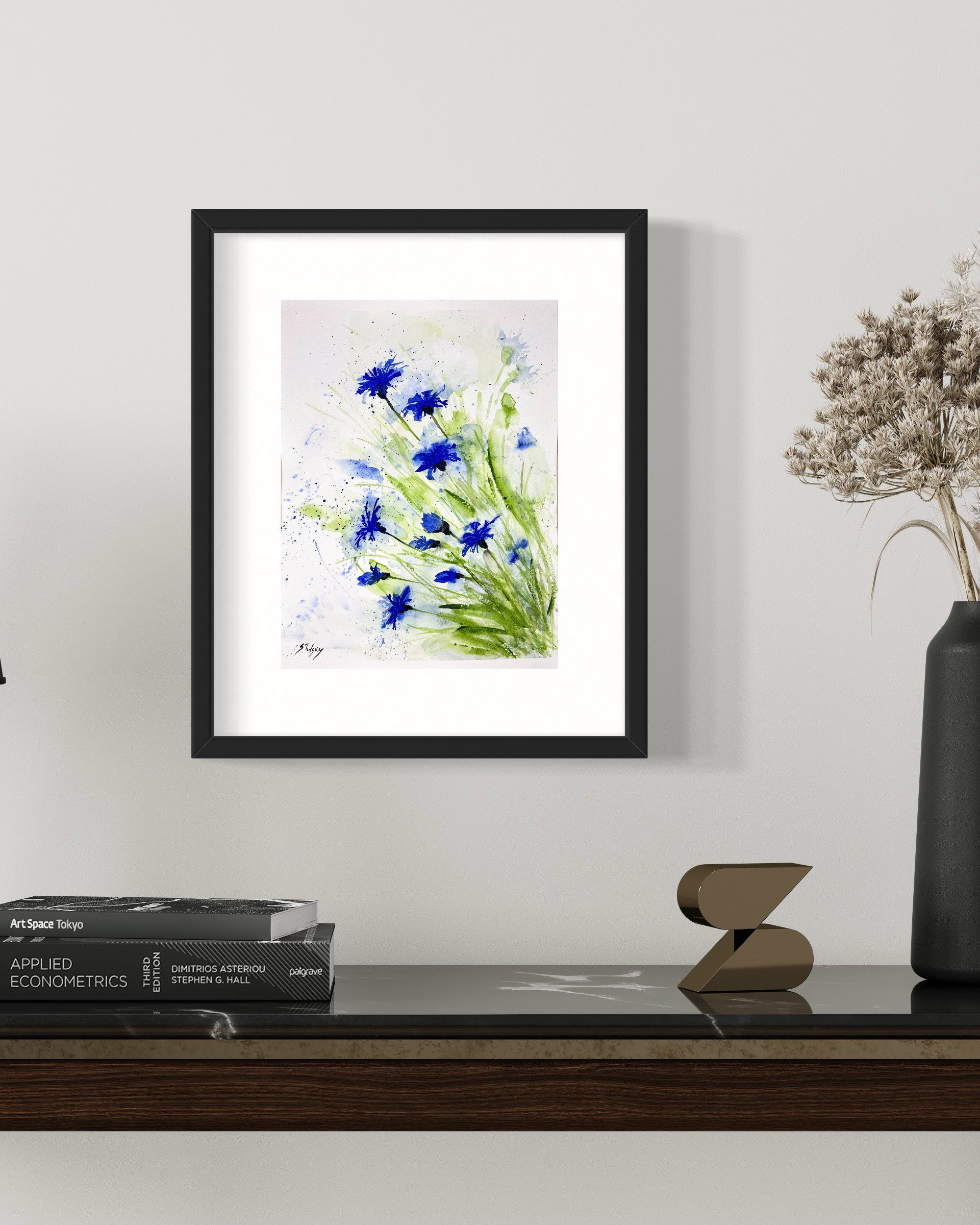 Cornflowers - Original Watercolor Painting 9x12 - Etsy
