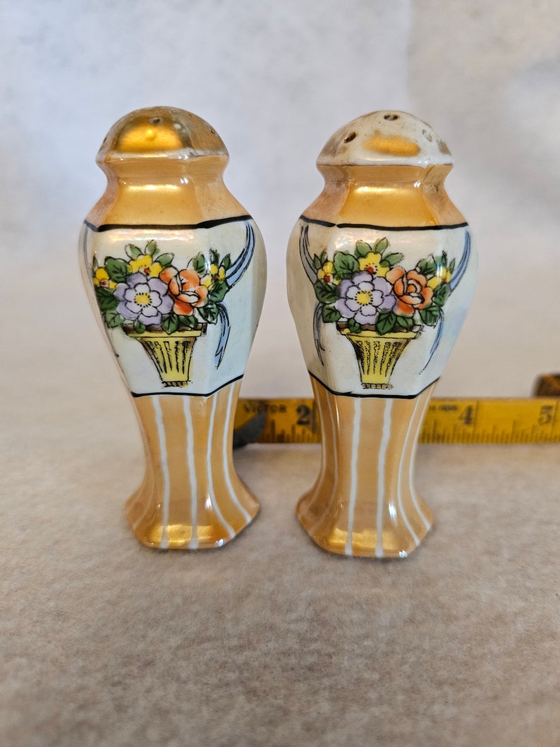 Lusterware Made in Japan Salt and Pepper Shakers - Etsy