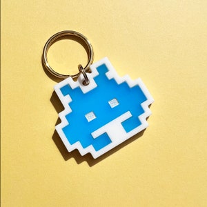 Space Invader Custom Dog Tag, Personalized Pet ID Tag, Cat Collar Tag ...