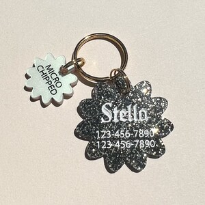 Unique Gothic Pet ID Tags With 'microchipped' Charm, Custom Dog Tag ...