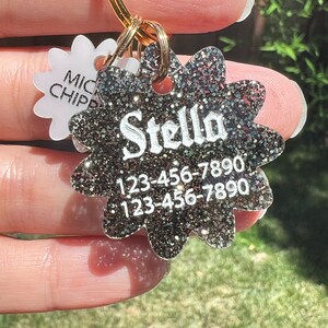 Unique Gothic Pet ID Tags With 'microchipped' Charm, Custom Dog Tag ...