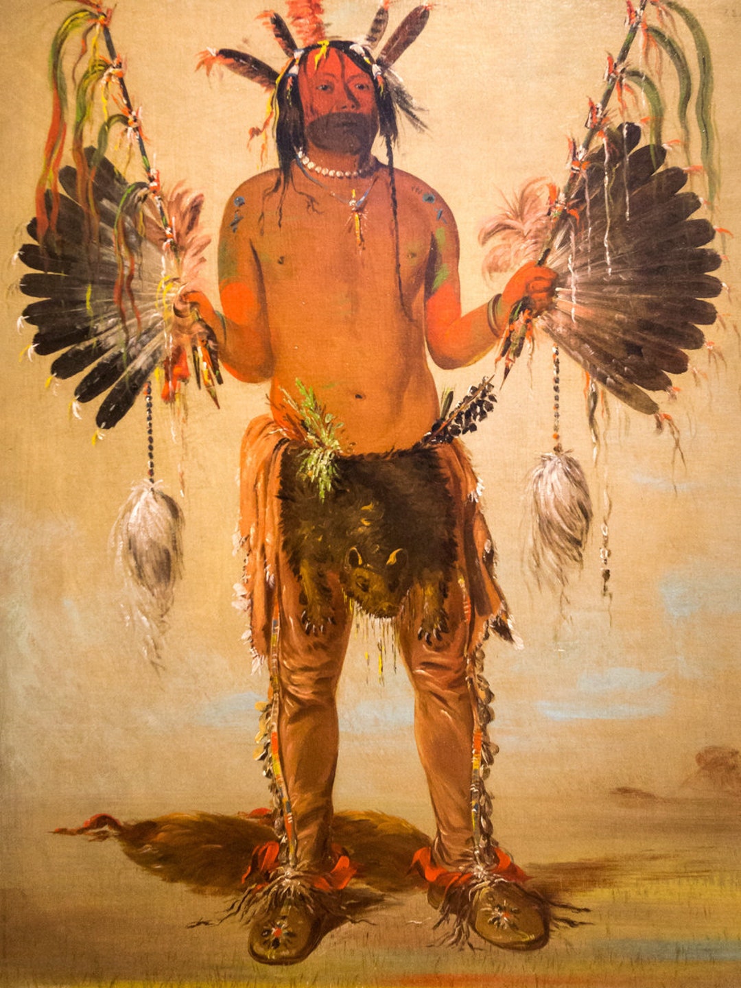 George Catlin Old Bear, a Medicine Man Available as Stretched Gallery ...