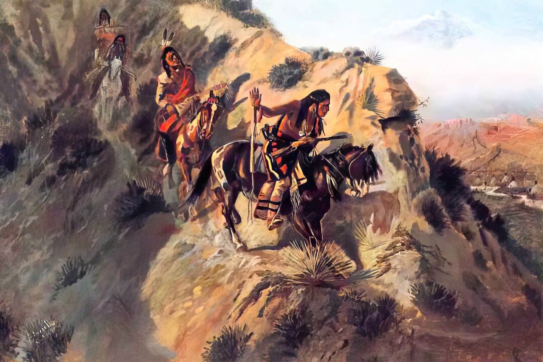 Scouting the Enemy 1890 by Charles M Russell Giclee Art Print as Rolled ...