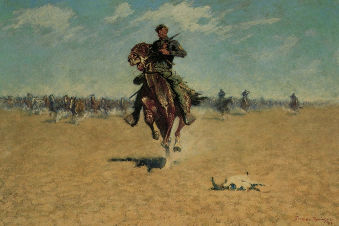 Cutting out Pony Herds by Frederic Remington Giclee Art Print as Rolled ...