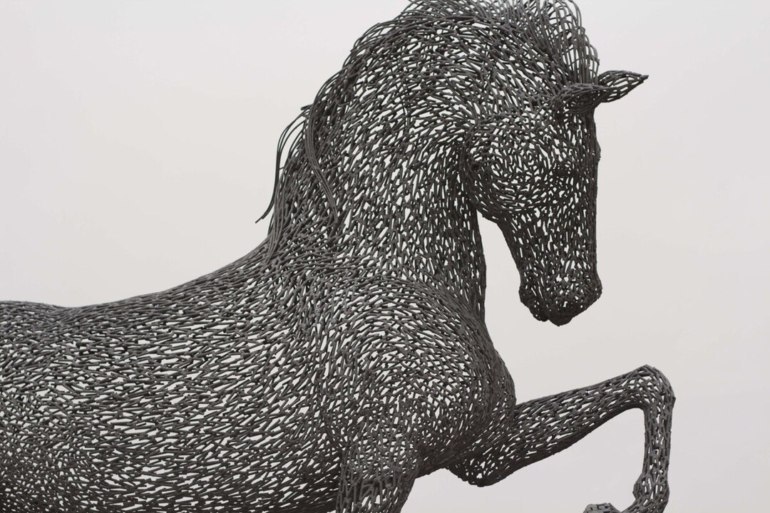 Horse Wrought Iron Statue by the Yellowstone Collection as Paper ...