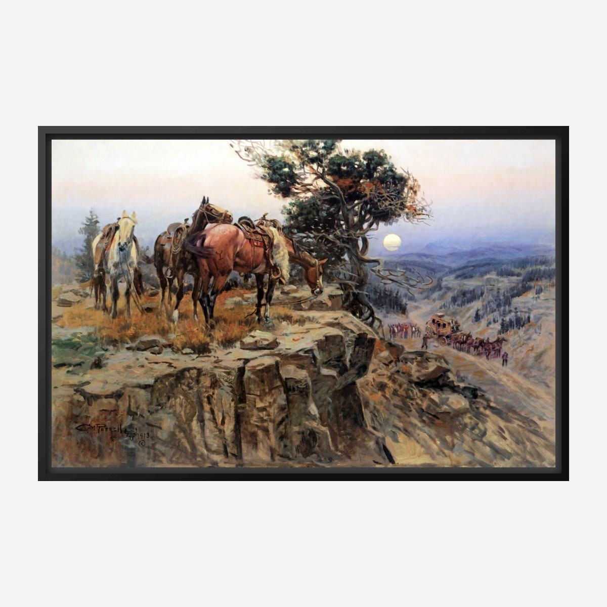 Innocent Allies by Charles M Russell Western Giclee Art Print as Rolled ...