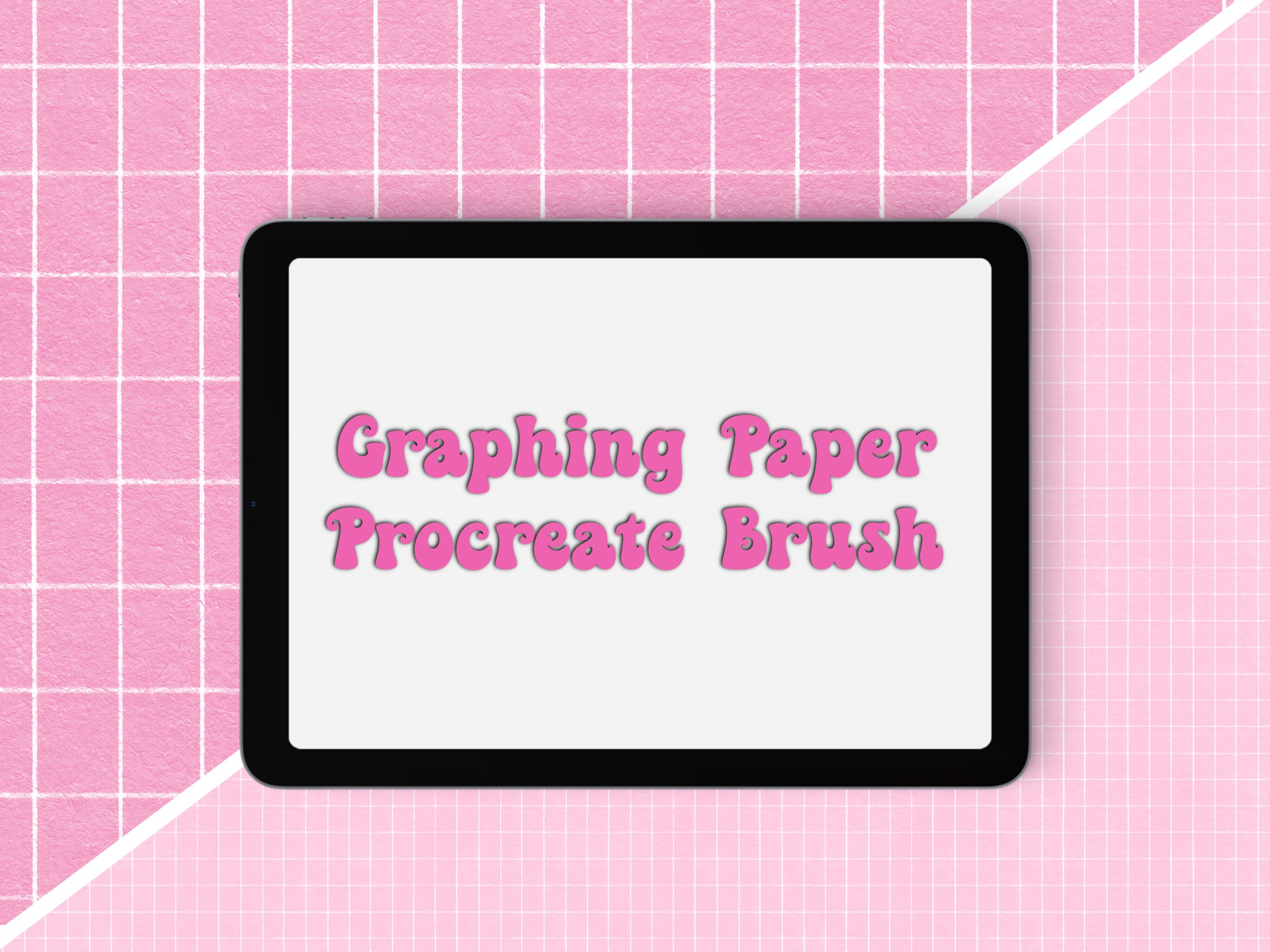 Graphing / Grid Paper Texture Procreate Brush iPad - Etsy