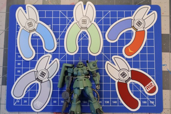 Gunpla Hobby Nipper Sticker Variaties - Etsy Nederland
