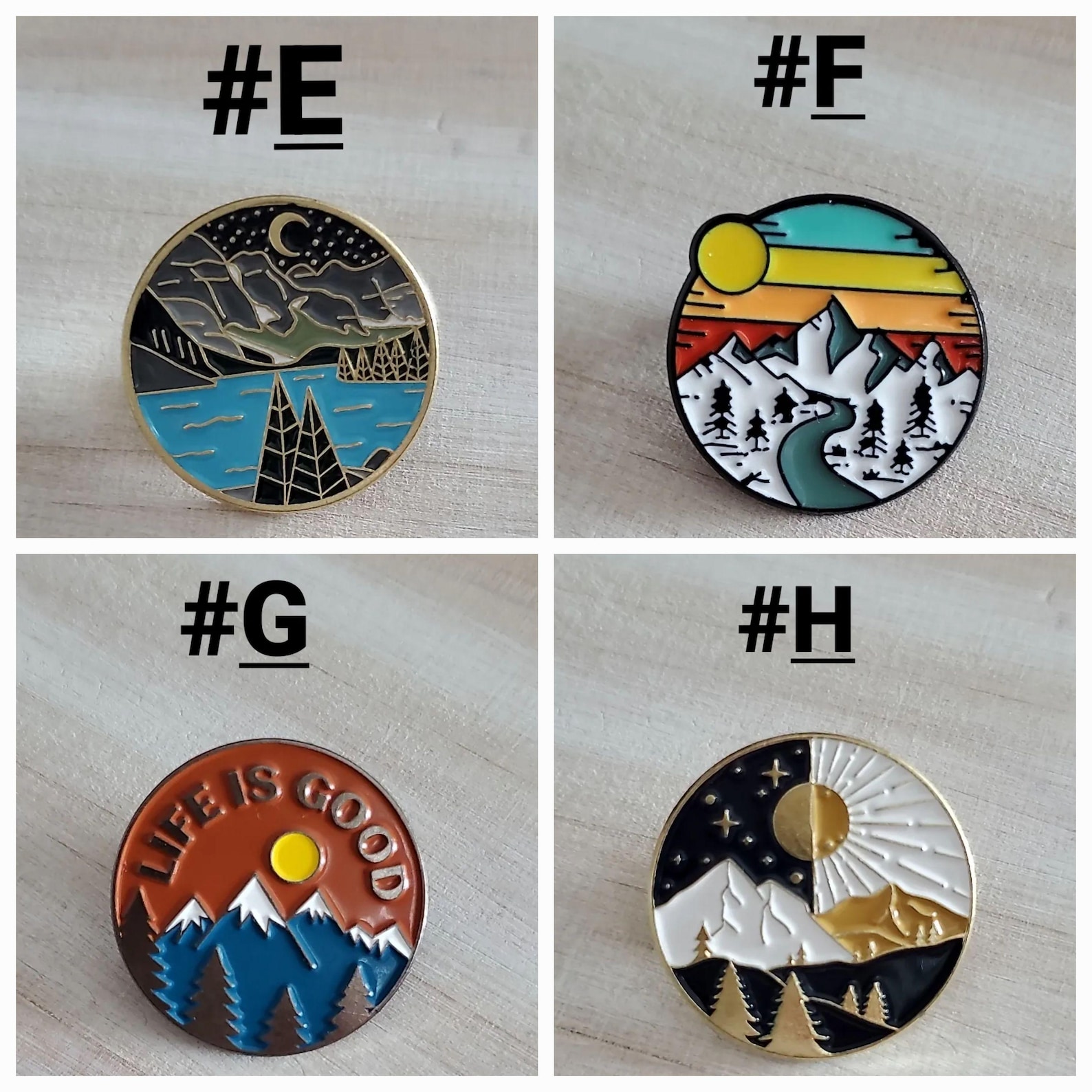 Adventure Enamel Pins - Etsy