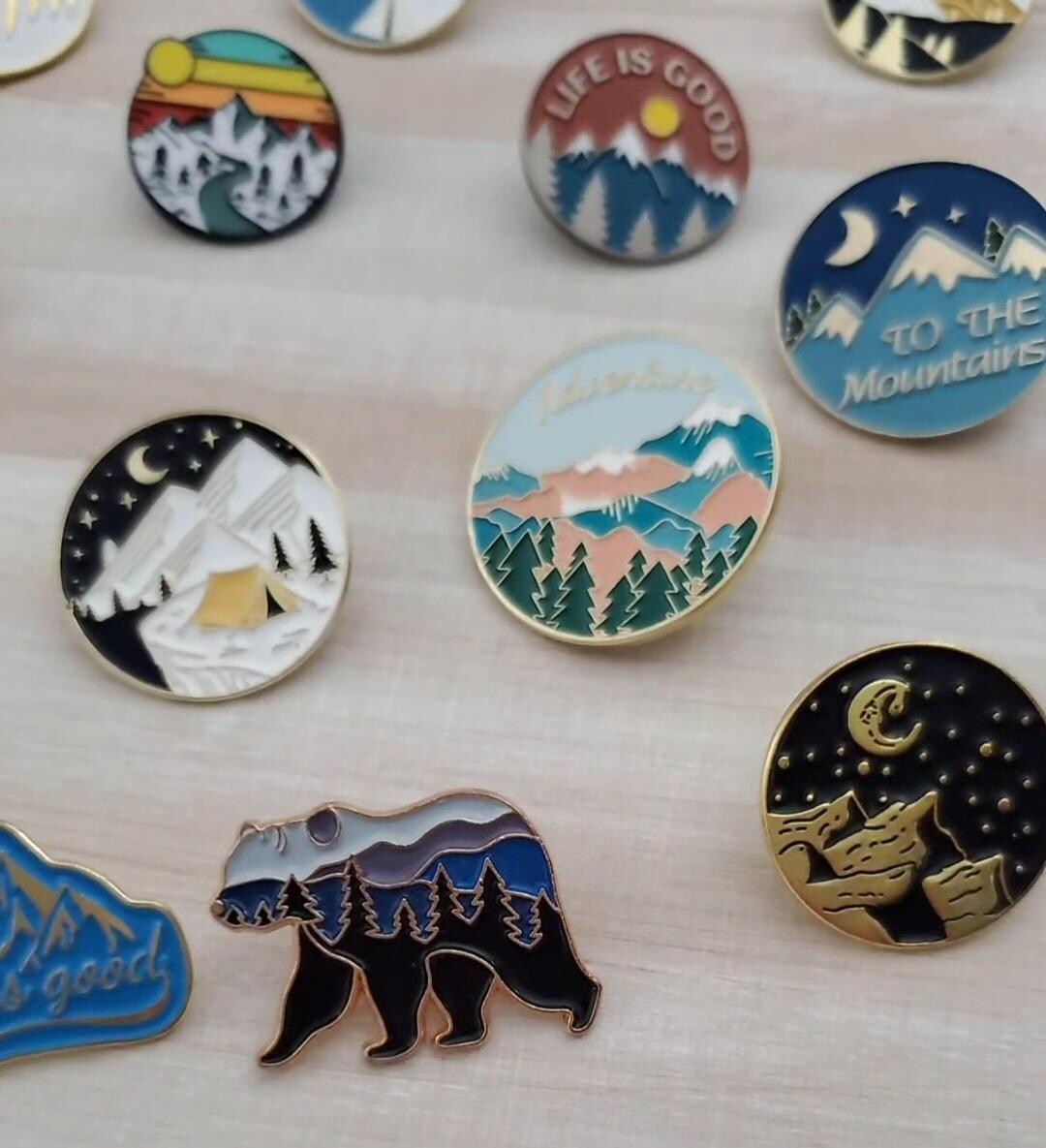 Adventure Enamel Pins - Etsy