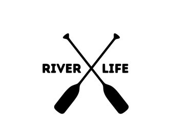 River Life Decal | Etsy