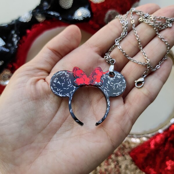 Mickey Necklace - Etsy