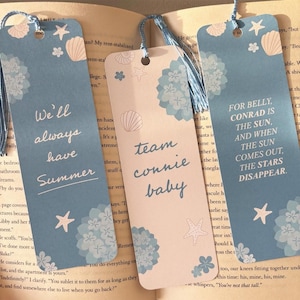 The Summer I Turned Pretty Themed Laminated Gloss Bookmark With Tassel ...