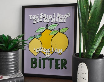 Eat so Many Lemons - Etsy