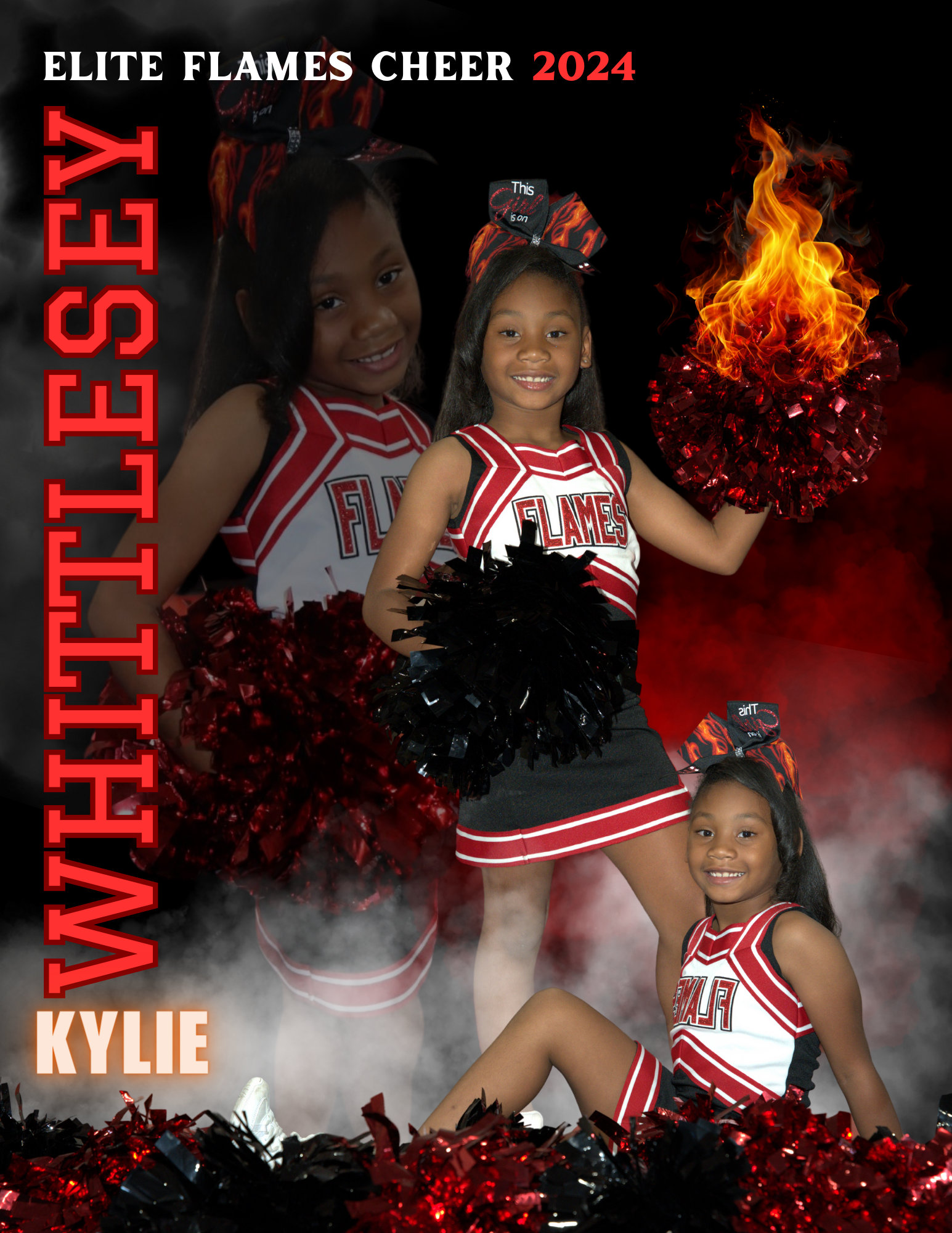 Cheerleading Editable Sports Template - Etsy