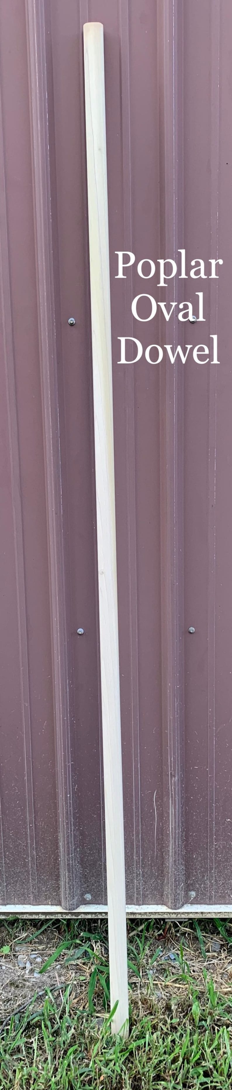 Oval Dowels 6’ Long (poplar, Walnut, Cherry) - Etsy