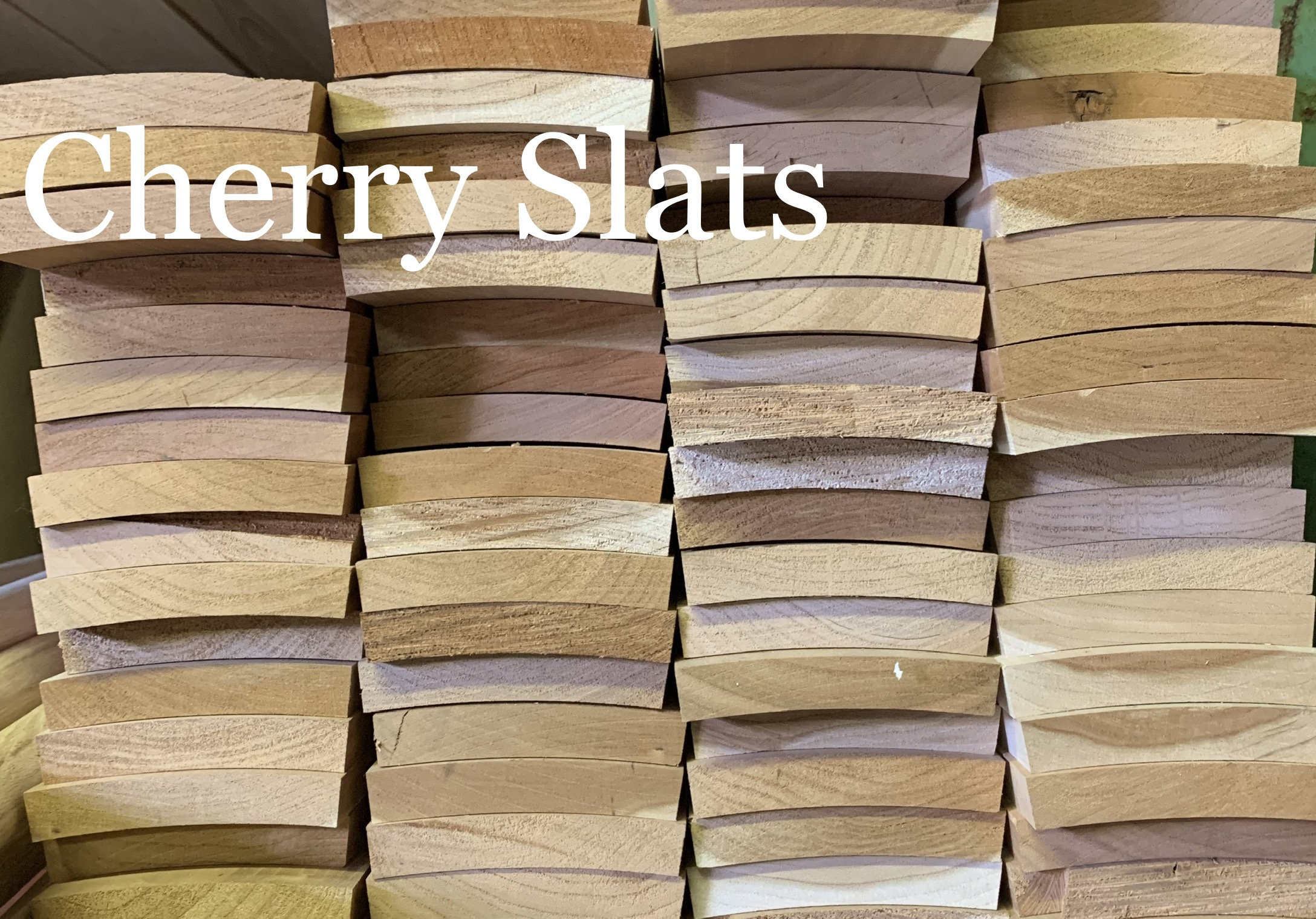 Half Moon/curved Slats - Kiln Dried/both Sides Smooth (maple, Cherry ...