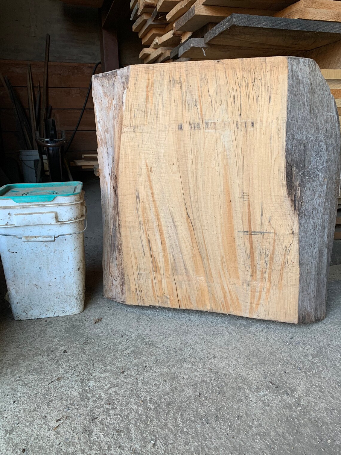 Rough Cut Kiln Dried Poplar Slab Live Edge | Etsy
