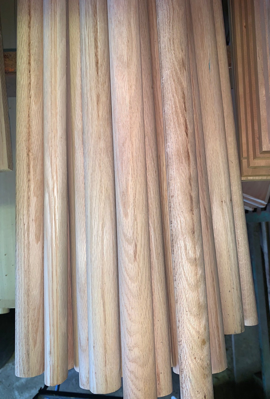 Oval Dowels 6 Long red Oak - Etsy