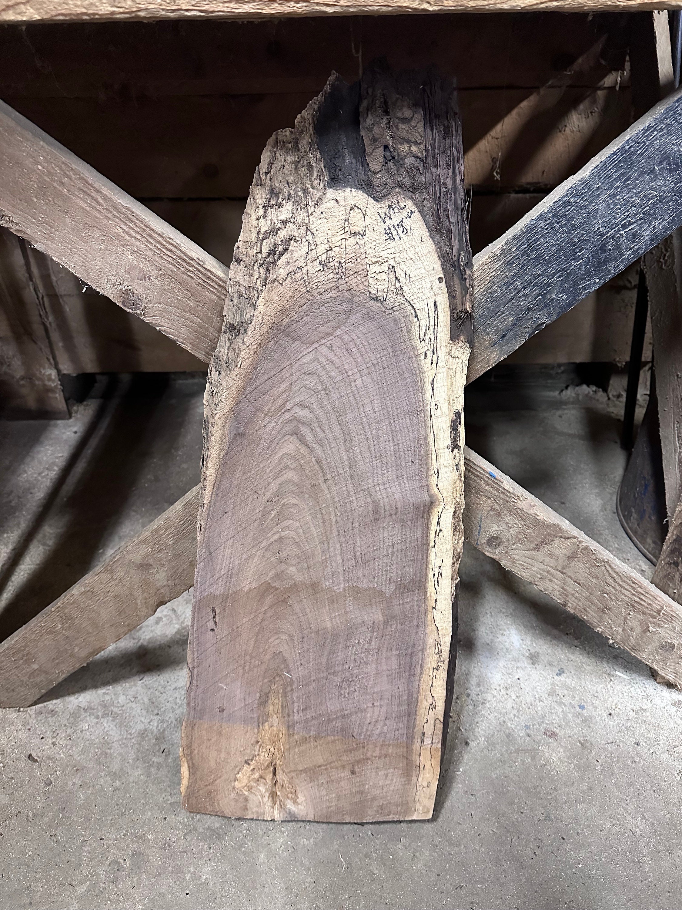 Walnut Slab Rough Cut With Some Spalting Kiln Dried - Etsy