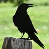 Crows Metal Wall Art, Black Crow Sign, 3-6 Pieces Raven Decor, Young ...