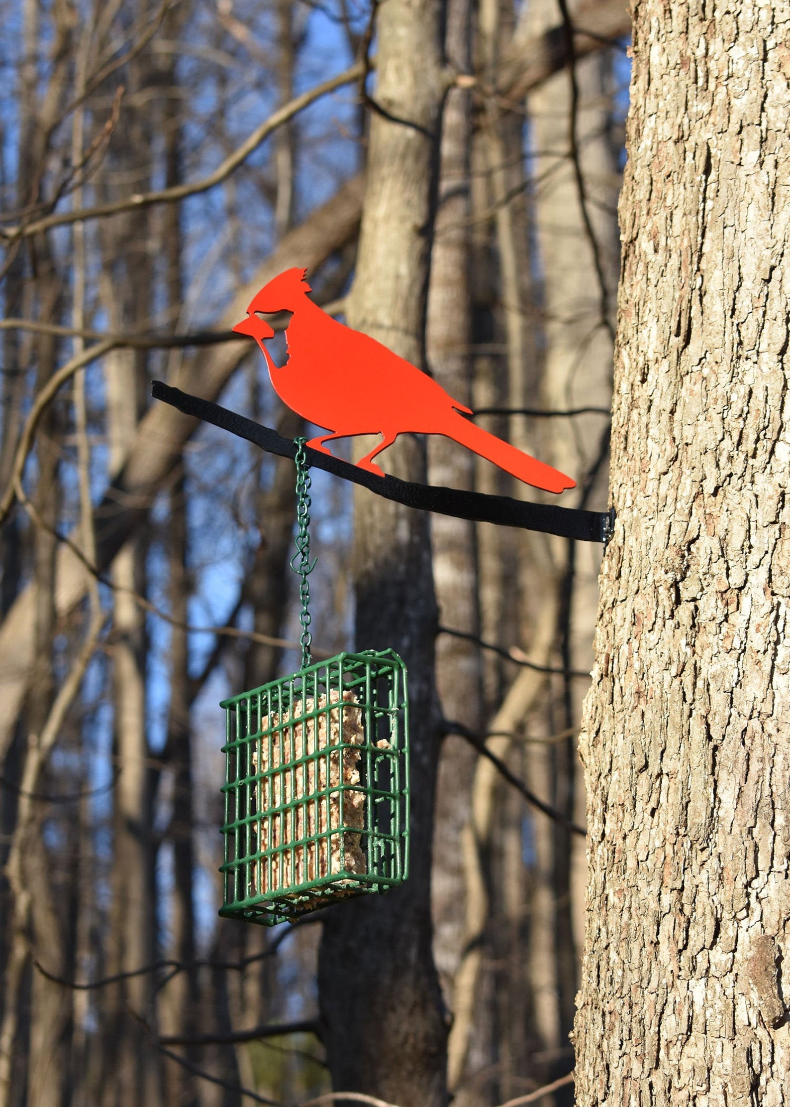 Cardinal Metal Bird Yard Garden Art Gift Free Shipping - Etsy