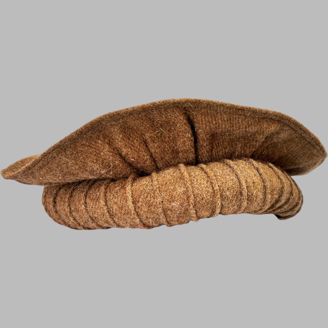 Handmade Special Afghan Pakol Hat Chitrali Brown Wool Pakul Men Topi ...