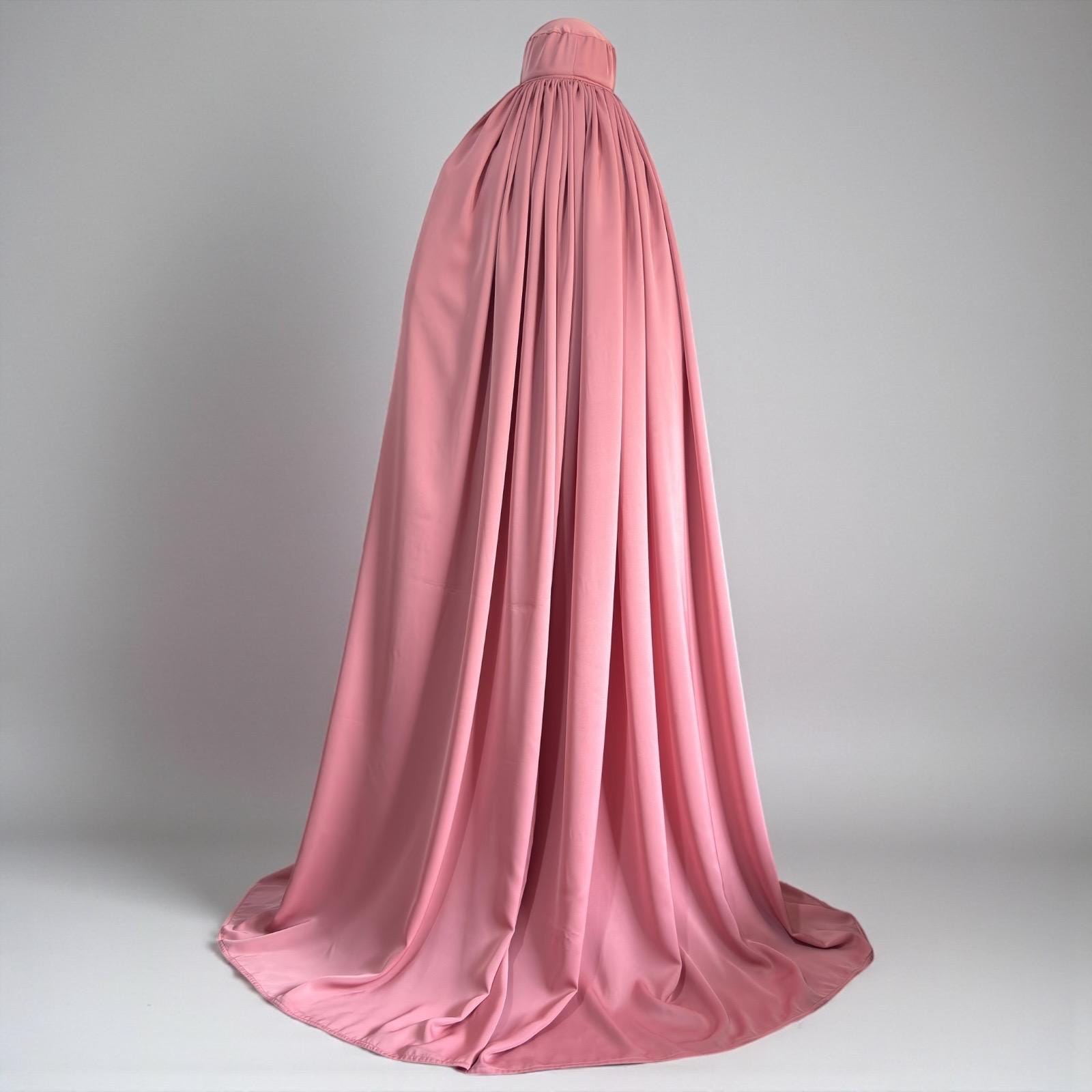 New Design Afghan Burqa: Soft Pink Burka in Nida Fabric, Modern Islamic ...