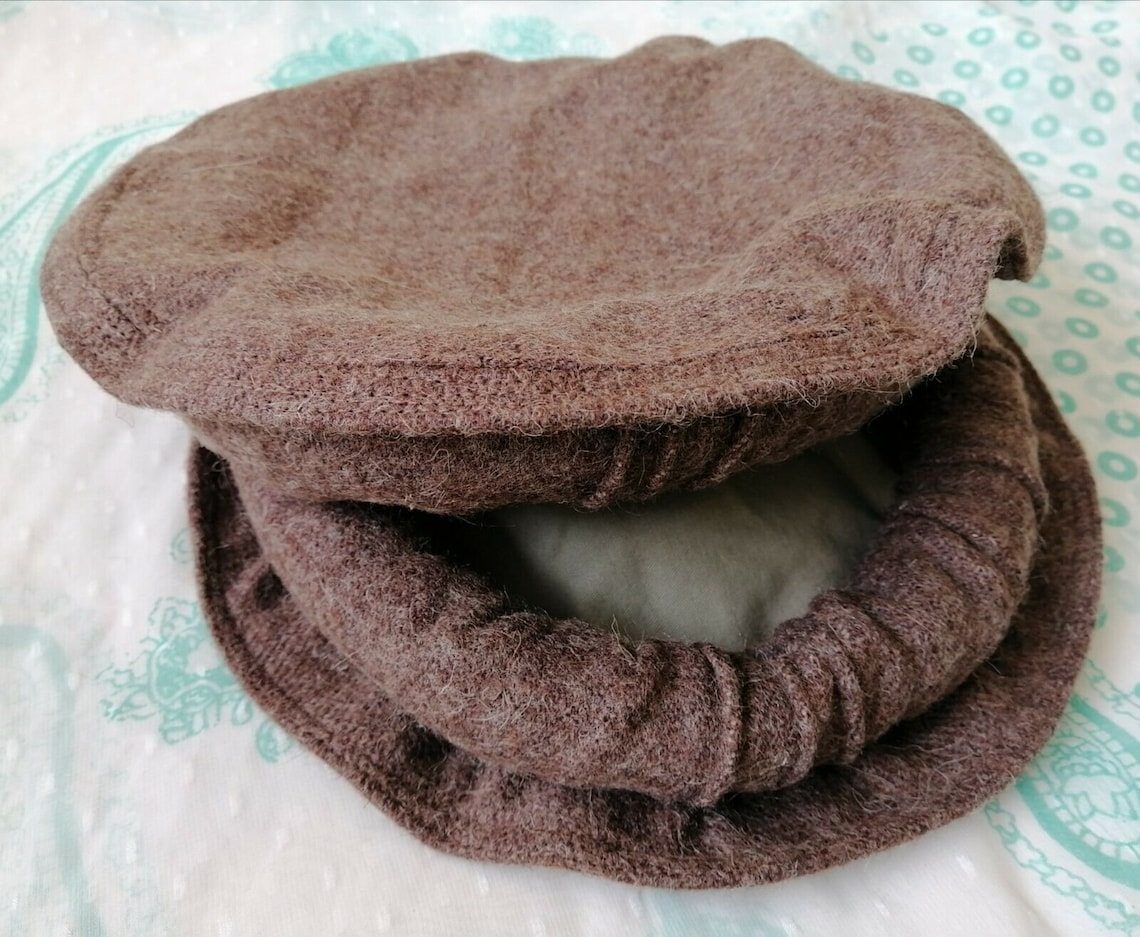 Brown Pakol, Topi, Handmade Wool Pashtun Afghan Pakistan Turban Beret ...