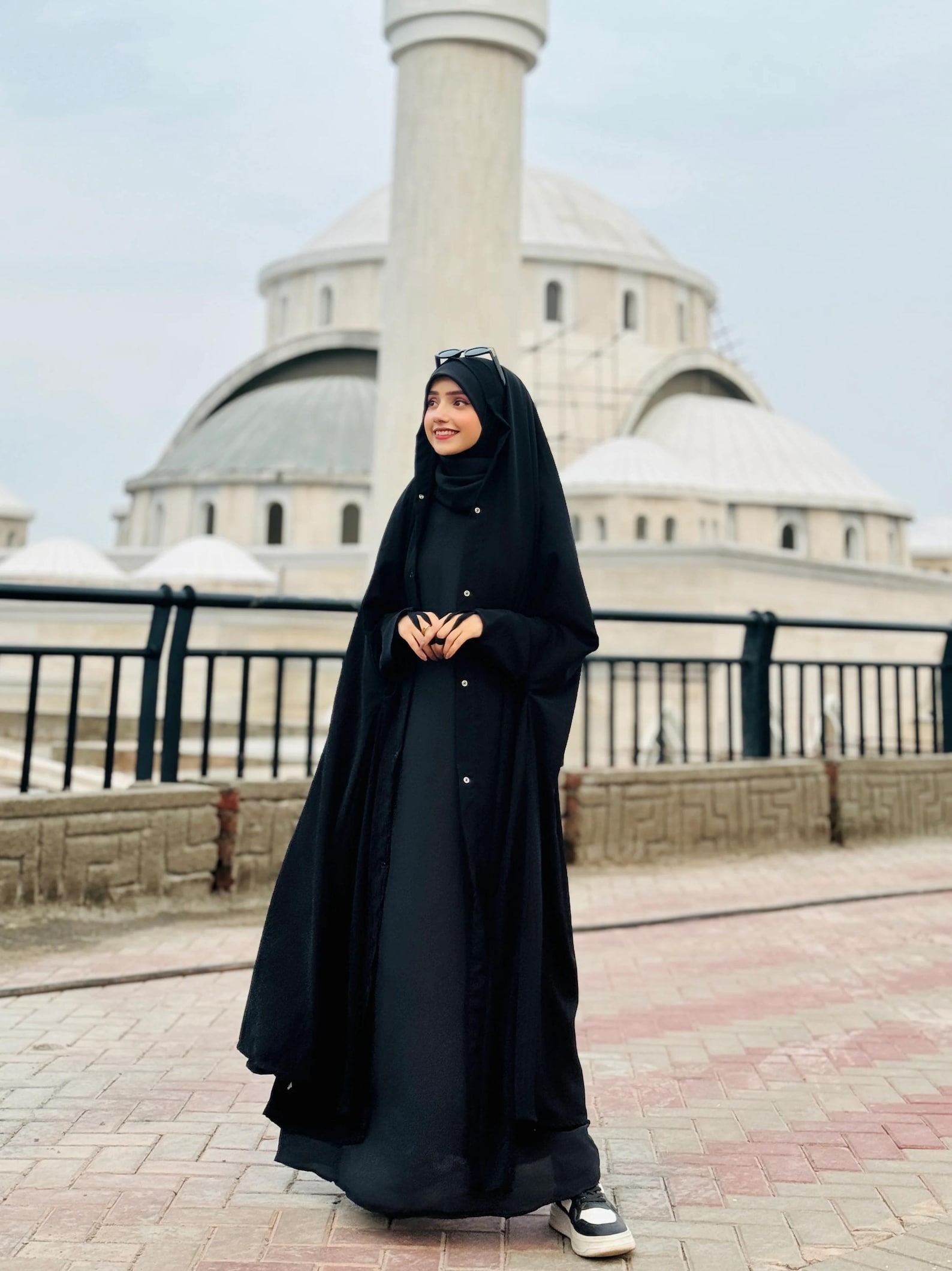 Full Length Black Chador – Overhead Front Open Abaya, Modest Women’s ...