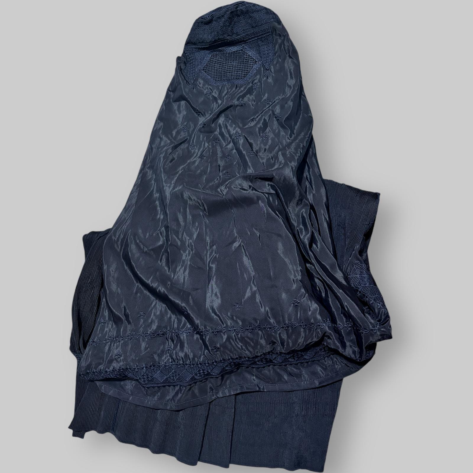 Ready to Dispatch Authentic Afghan Dark Blue Burqa: Chadari Blue Burka ...