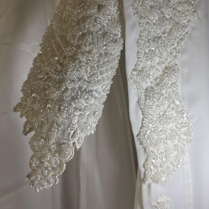 Complete Nikah Chador Set – Overhead Front Open Embellished Chadar With ...