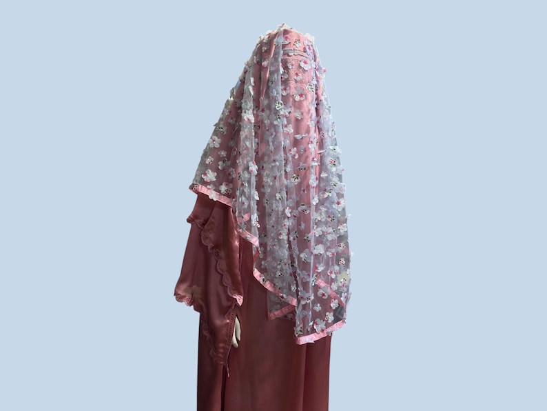 Afghan Topi Burqa Chadri Jilbab Abaya, Pink Cape Burka With Embroidered ...