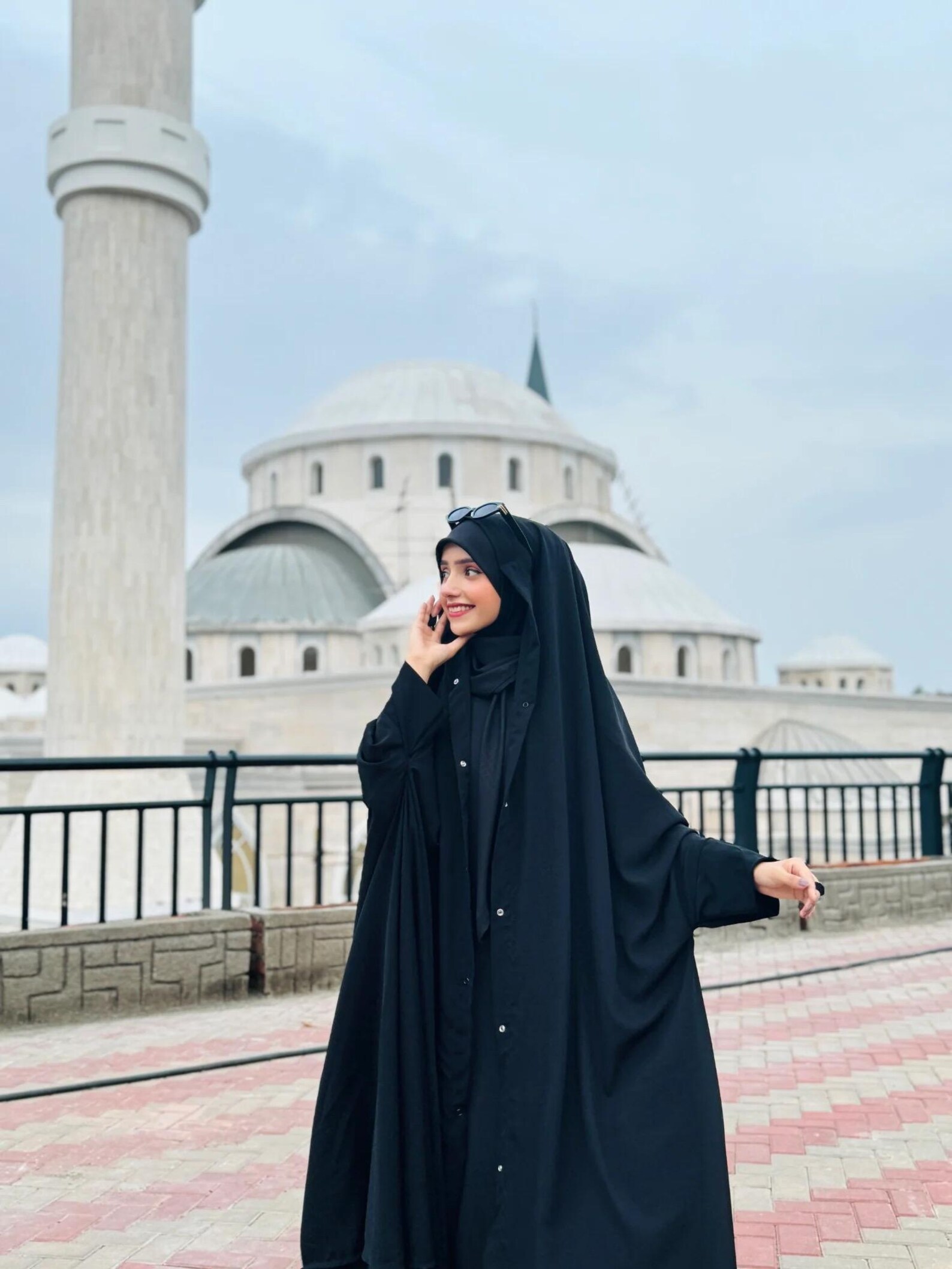 Full Length Black Chador – Overhead Front Open Abaya, Modest Women’s ...